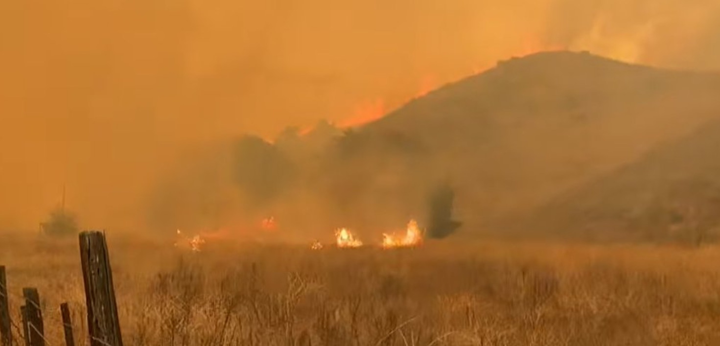 PHOTO Canyon Fire On The Ground Proliferating And Spotting Like Crazy ...