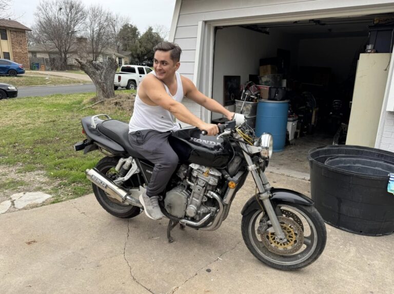 PHOTO Ethan Nieneker Riding A Motorcycle