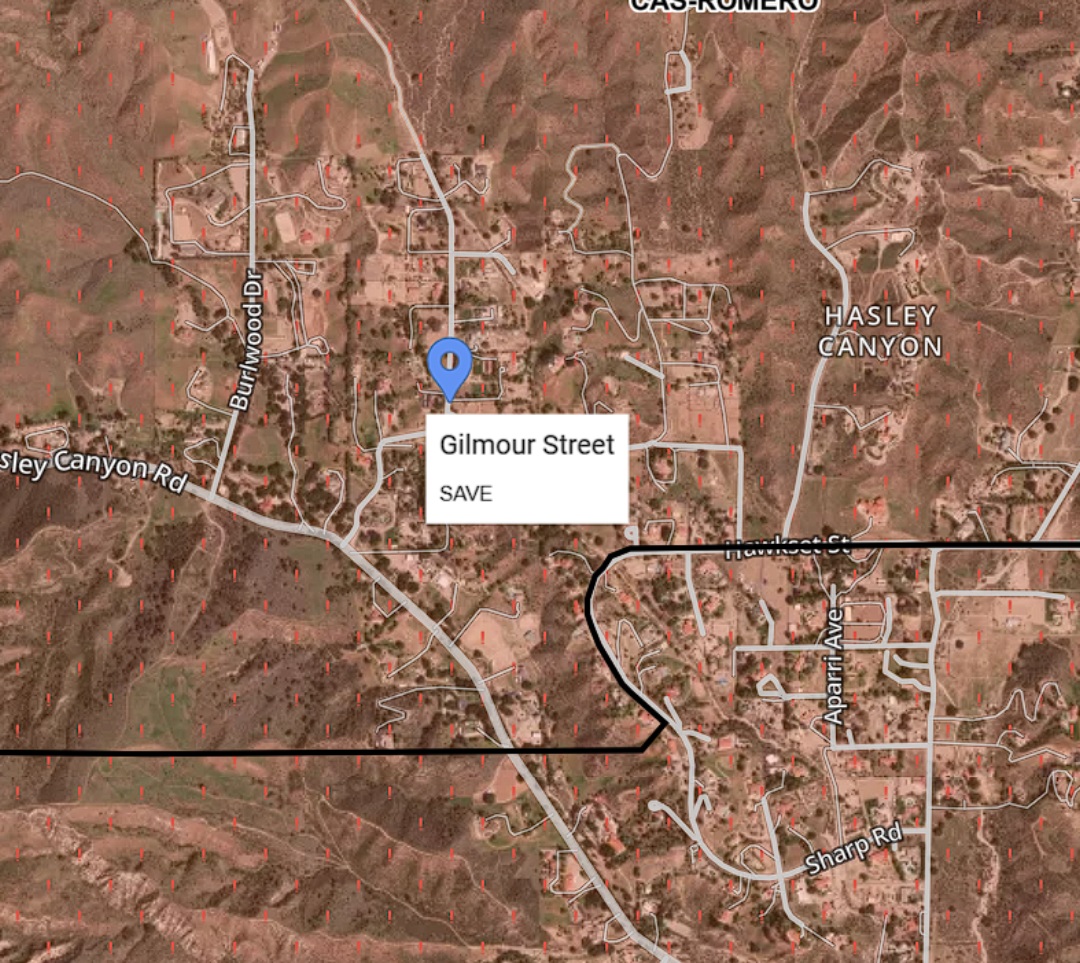 PHOTO Gilmour Street In California Experienced A Spillover From The ...