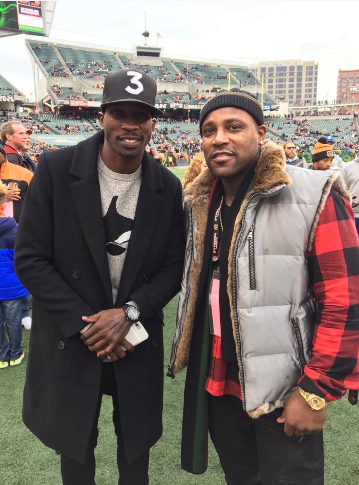 PHOTO Chad Johnson With Rudi Johnson