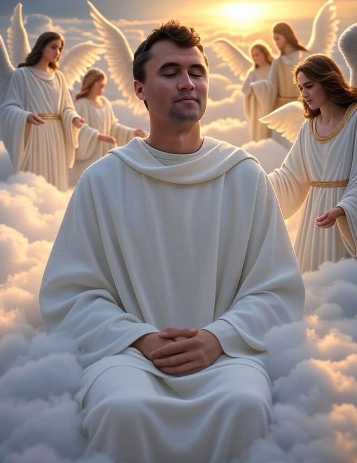 PHOTO Charlie Kirk In Heaven Surrounded By Angels