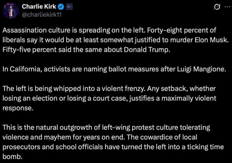 PHOTO Charlie Kirk Saw It Coming And Warned Us With One Tweet