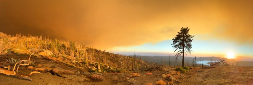 PHOTO Garnet Fire Looks Like Doomsday From East Side Of Shaver Lake