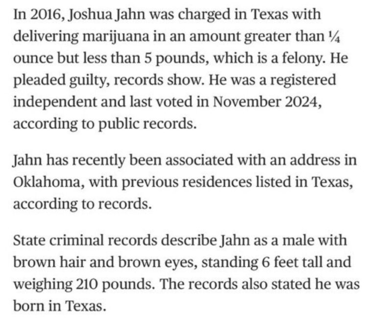 PHOTO In 2016 Joshua Jahn Was Charged With A Felony For Delivering ...
