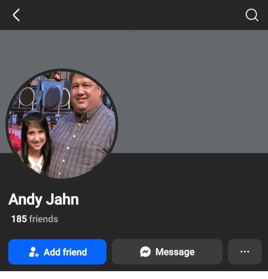 PHOTO Joshua Jahn's Fathers Facebook Profile
