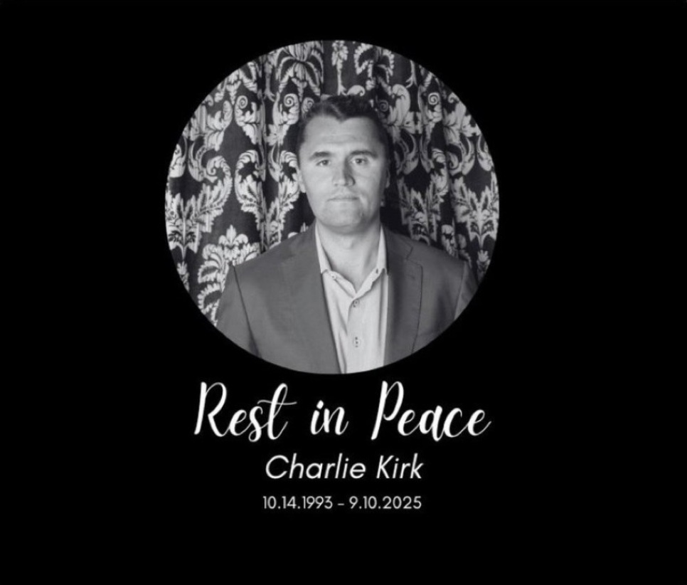 PHOTO Rest In Peace Charlie Kirk Wallpaper 1993-2025
