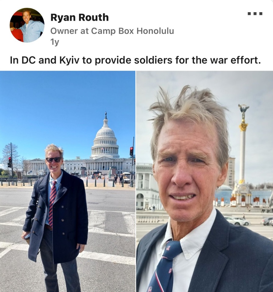 PHOTO Ryan Routh Is A Pro Ukraine Zealot