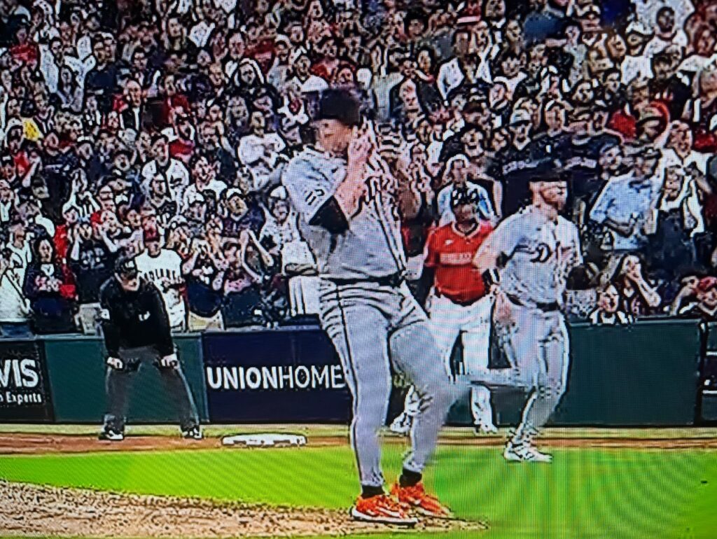 PHOTO Skubal’s Reaction To David Fry Taking A Ball In The Face Off The ...