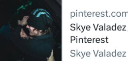 PHOTO Skye Valadez Pinterest Profile Screenshot