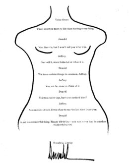 PHOTO The Birthday Card Donald Trump Sent To Jeffrey Epstein DOES Exist