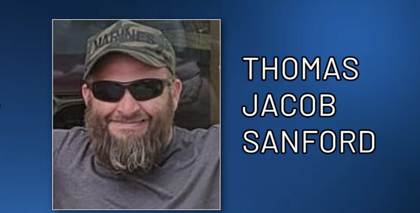 PHOTO Thomas Jacob Sandford Wearing A Marines Baseball Cap