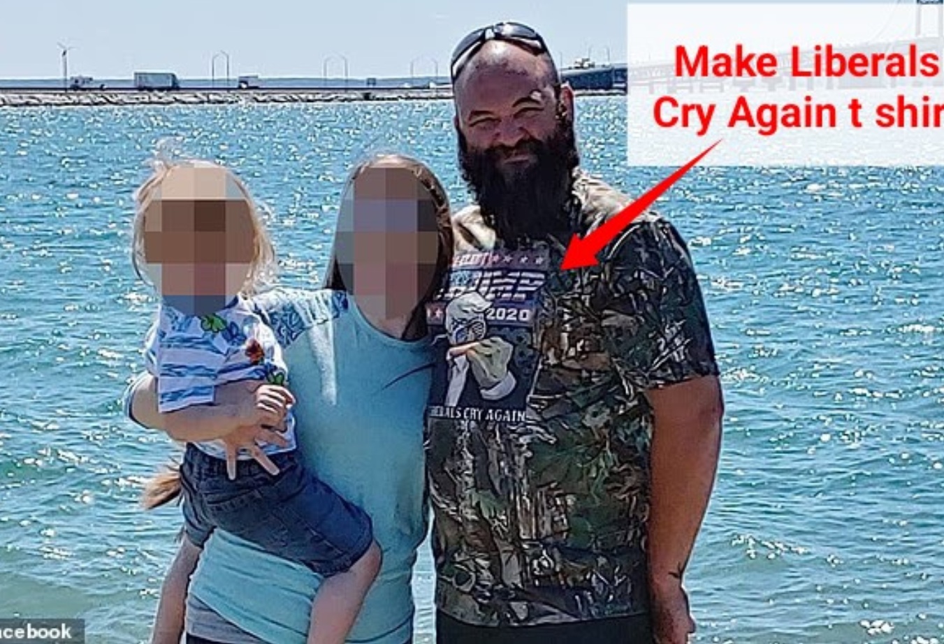 PHOTO Thomas Jacob Sandford Wearing A Trump 2020 Shirt