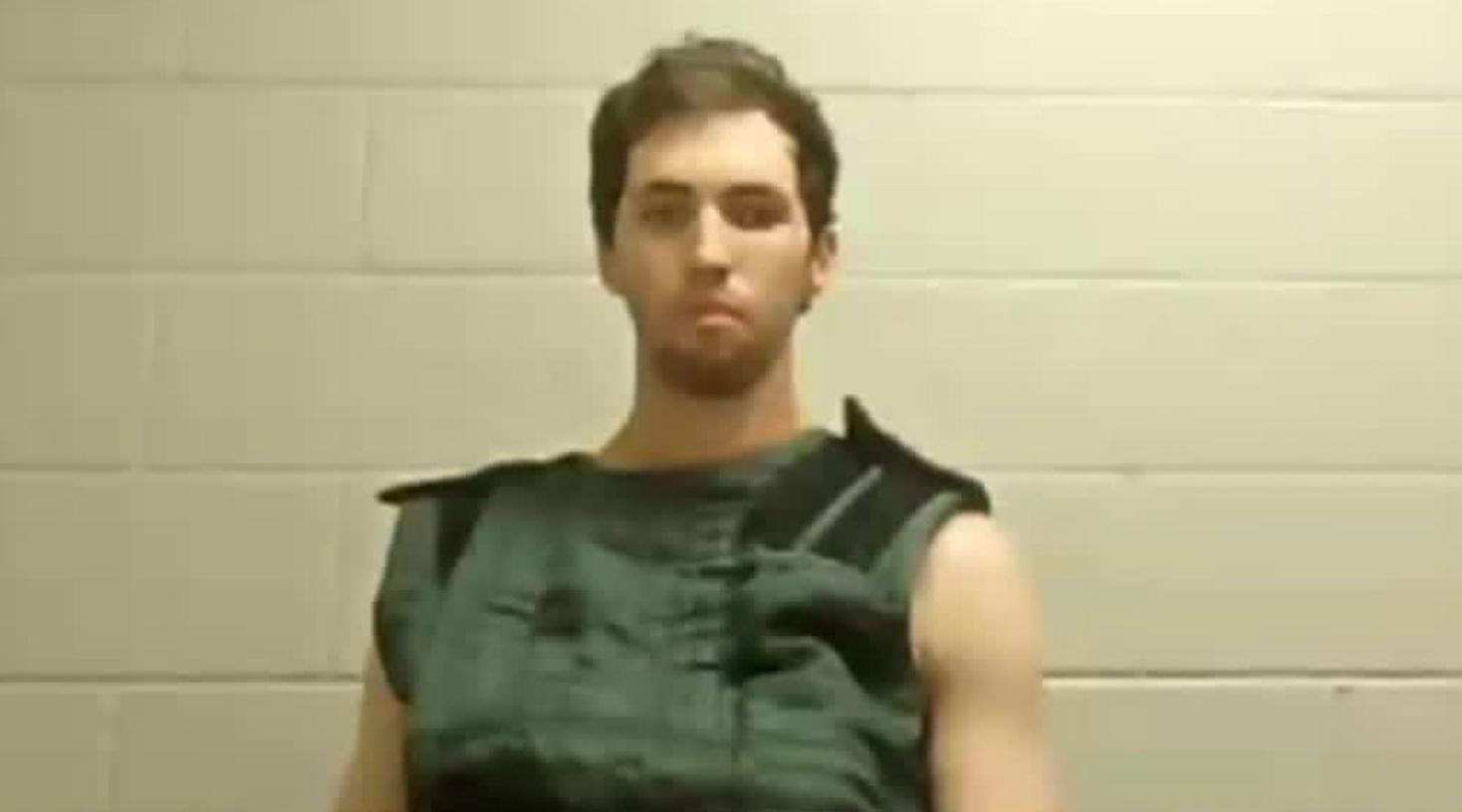 PHOTO Tyler Robinson Wearing A Bullet Proof Vest