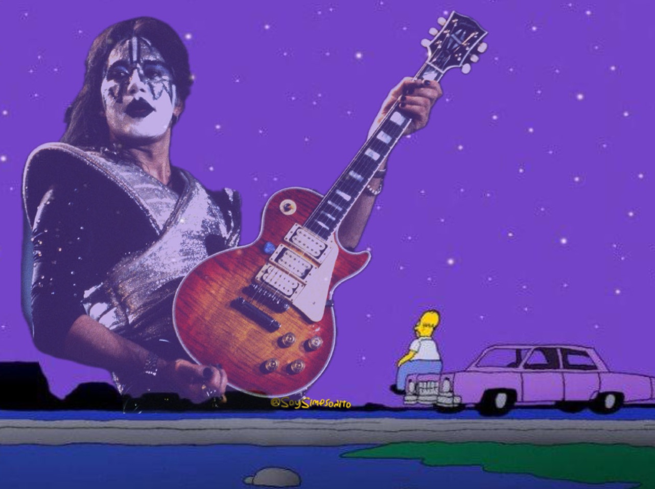 PHOTO The Simpson's Saying Goodbye To Ace Frehley