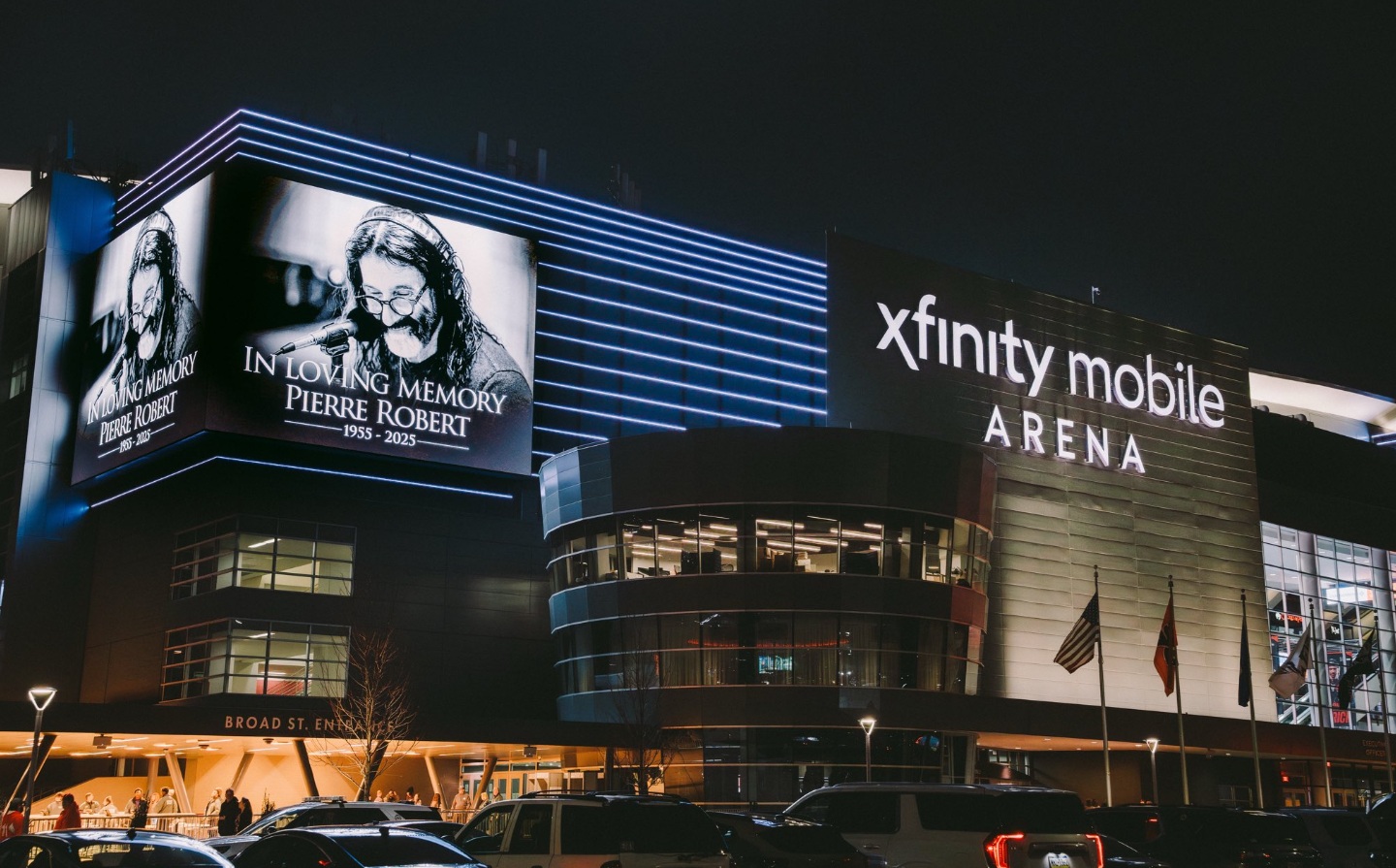 PHOTO Xfinity Mobile Arena Tribute To Pierre Robert