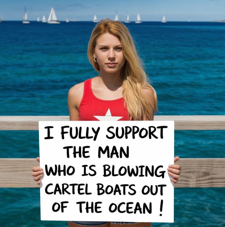 PHOTO I Fully Support The Man Who Is Blowing Cartel Boats Out Of The ...