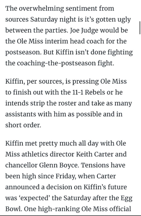 PHOTO Lane Kiffin Wants To Strip Ole Miss Football Team Of Assistants ...
