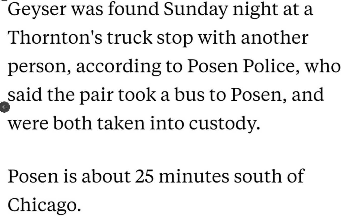 PHOTO Morgan Geyser Took Bus Ride To Posen Illinois With Friend After ...