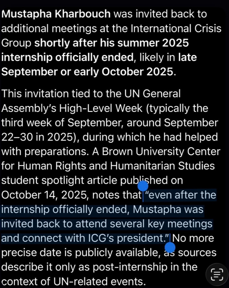 PHOTO Mustapha Kharbouch Joined The ICG As A UN Advocacy And Research ...