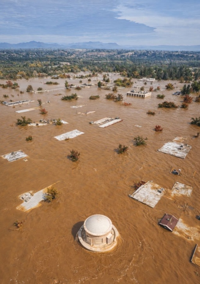 PHOTO Neighborhoods In Redding California Drenched By Water