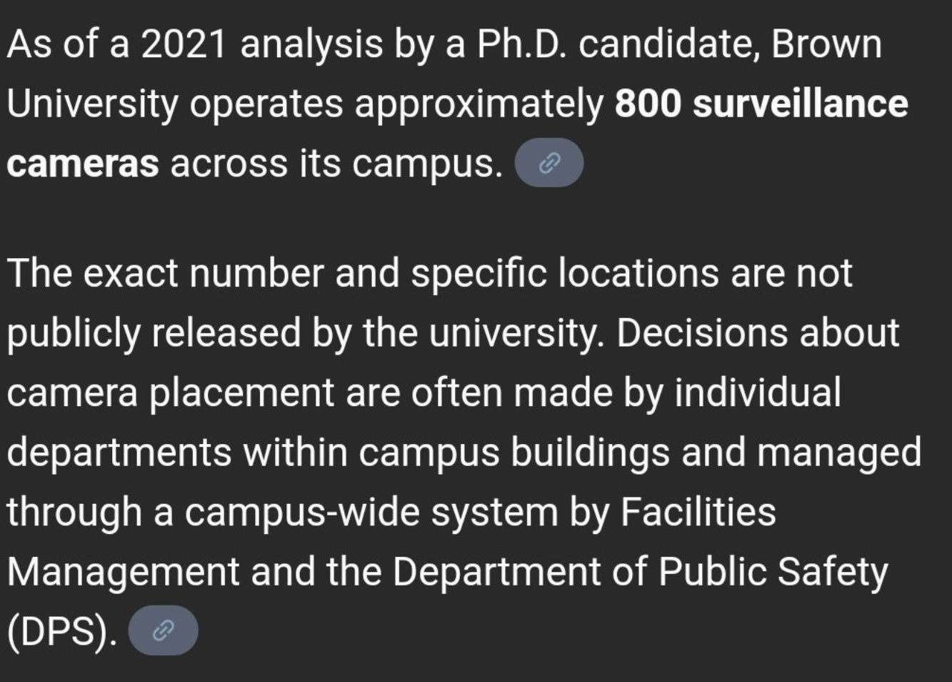 PHOTO Proof Brown University Has 800 Surveillance Cameras On Campus