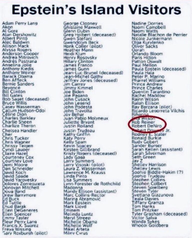 PHOTO Rob Reiner Is On Jeffrey Epstein's List