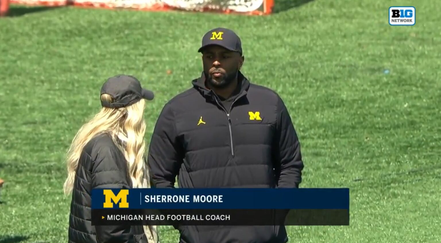 PHOTO Sherrone Moore Looking At Blondie Paige Shiver Like You My Girl