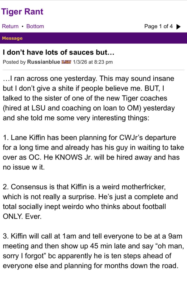 PHOTO Lane Kiffin Thinks Only About Football But Shows Up To Meetings ...
