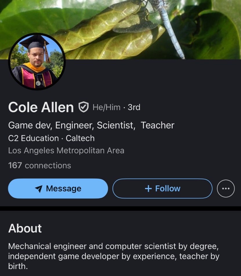 PHOTO Cole Tomas Allen Uses He Him Pronouns