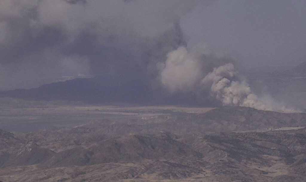 PHOTO What The Springs Fire Looked Like When It Started In Moreno ...